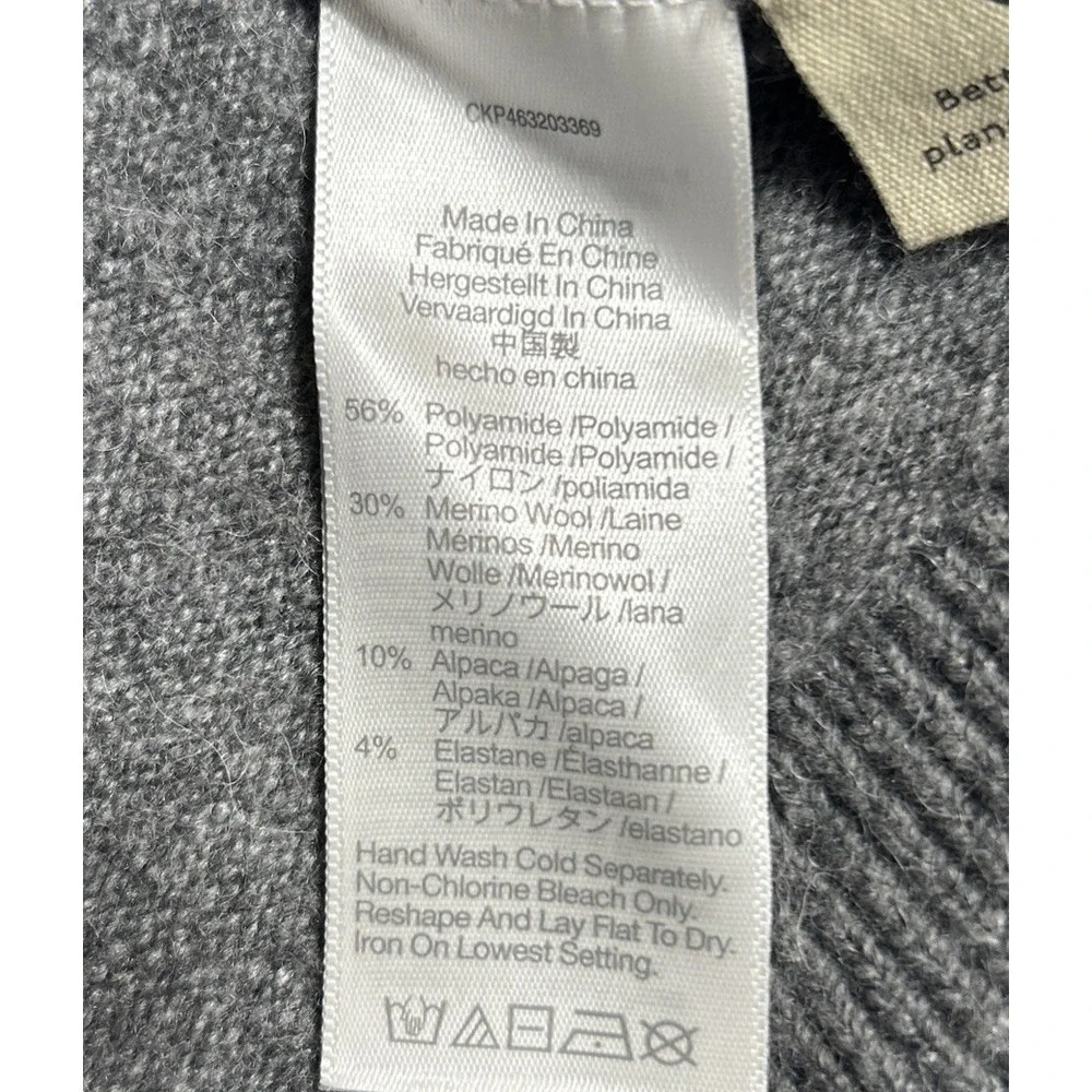 Madewell | Sweaters | Madewell Ryder Open Front Wool Alpaca Blend ...